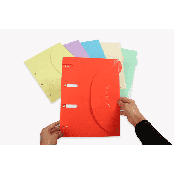 FARDE 3 RABATS CARTON 250Gr PERFOREE SMARTFOLDER POUR CLASSEUR ...